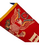 Fanion Fort Hamilton N.Y. WWII – E Pluribus Unum – Aigle & Drapeau